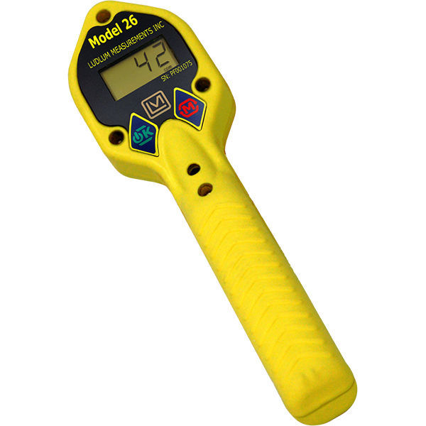 アルファ線シンチレーション式検出器 - 26 - LUDLUM - ベータ放射性 / 手持ち式 / デジタルディスプレイ付き