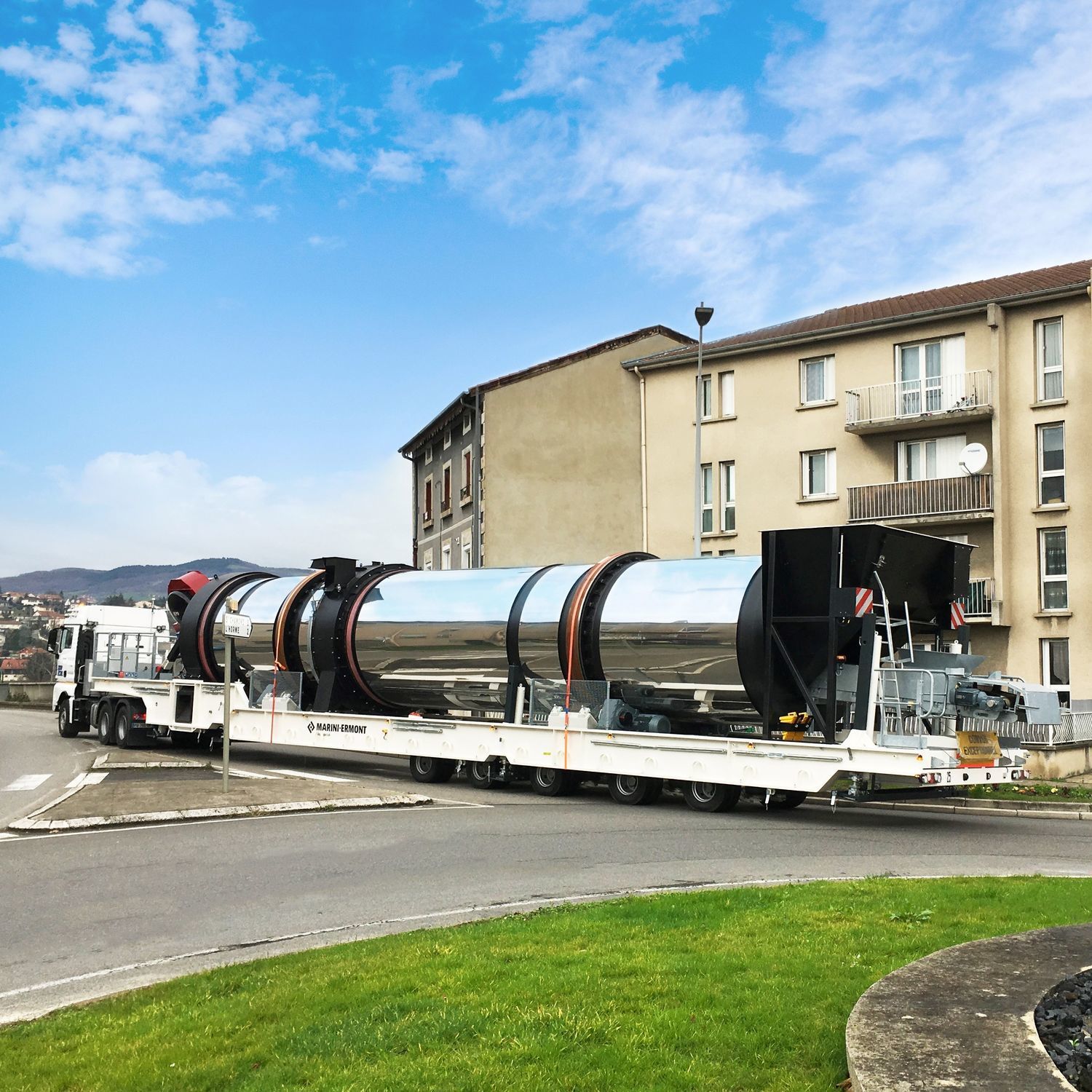 連続アスファルトプラント - RF500 HIGHWAY - ERMONT SAS - 逆流