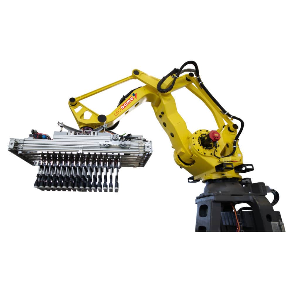 ロボット式包装機 / 開梱装置 - LEO - OCME - 自動 / ペットボトル用 / ガラスビン用