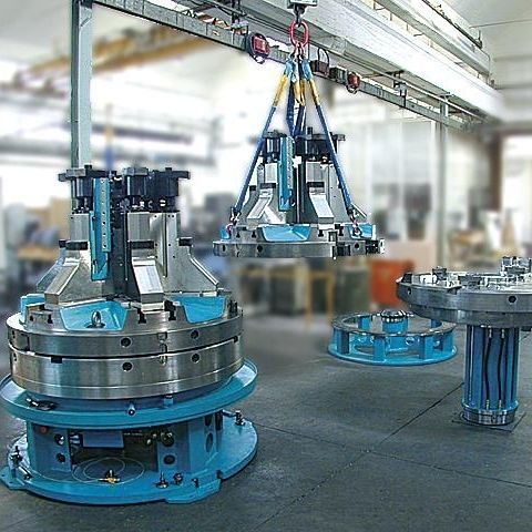 複合工作機械用パレット交換機 - VL2-CR 1600 - ROTOMORS