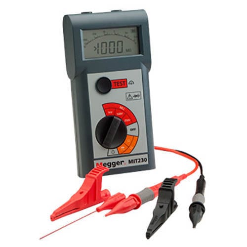 絶縁試験機 - MIT200 series - MEGGER/メガー - 連続性 / 電気機器用 / 携帯型