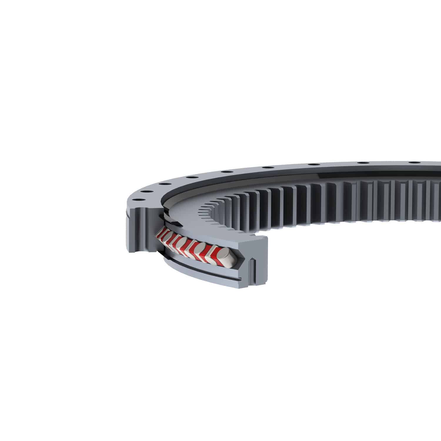 精密旋回輪 - PRECISION ROLLER SERIES - DEFONTAINE - ROLLIX - 内歯形 / クロスローラー / 単列