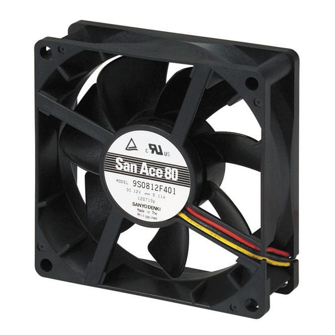 電子機器用ファン Silent Fan Sanyo Denki Europe 山洋電気 軸方向 冷却 Dc