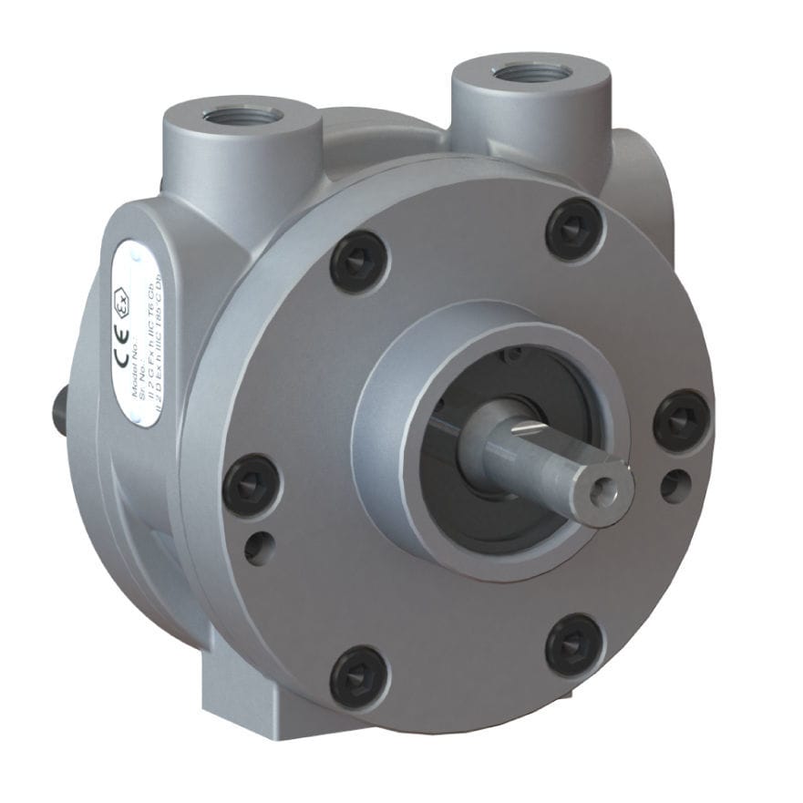 ベーン式エアモーター - 2VM - FLUIMAC - ATEX / フランジ取り付け