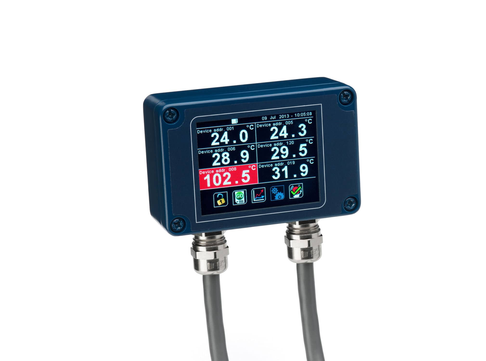 温度測定システム - PyroMiniBus - Calex Electronics Limited - 赤外線 / 多チャンネル / 堅牢