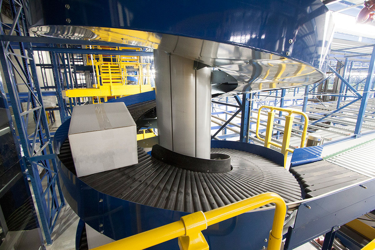 ベルトコンベヤー - APOLLO VTS B.V. - マルチ入力 / 螺旋状 / 横型