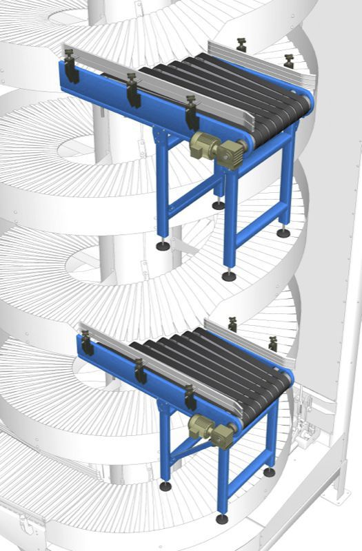 ベルトコンベヤー - APOLLO VTS B.V. - マルチ入力 / 螺旋状 / 横型