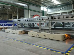 ハンドリング用AGV - 30T - DTA - 重荷重用 / 電動式 / 多方向