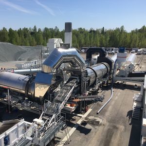 移動式アスファルトプラント - TSM15 EXPLORER - ERMONT SAS - 連続 / パラレルフロー / 逆流