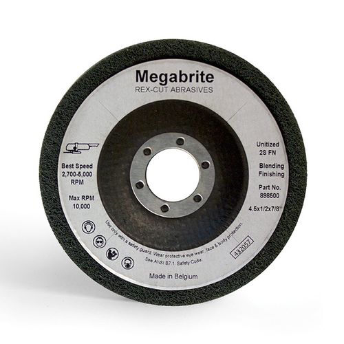 正面削り研削ホイール - Megabrite Type 27 - Rex-Cut Abrasives - 仕上げ / 艶出し / バリ取り