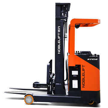 電気油圧式リーチ型フォークリフト - RT150 - Noblelift Intelligent Equipment Co., Ltd. - 乗り型 / 狭通路用 / 倉庫用