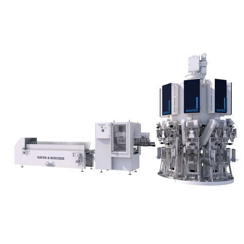 横型包装機 - ROTO-PACKER® - NEWTEC BAG PALLETIZING - フローパック / 超音波 / 自動