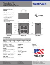 PowerStar - Simplex - PDF Catalogs | Technical Documentation | Brochure