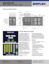 Saturn-HV - Simplex - PDF Catalogs | Technical Documentation | Brochure