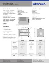 Watt-Muncher DC Portable Load Bank - Simplex - PDF Catalogs | Technical Documentation | Brochure