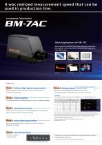 Luminance Colorimeter BM-7AC - Techno Optis Co., Ltd. - PDF Catalogs ...