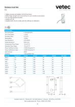 Stainless load link - Vetec A/S - PDF Catalogs | Technical Documentation | Brochure