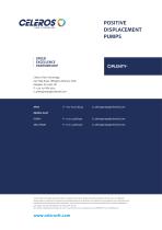 POSITIVE DISPLACEMENT PUMPS - Celeros - PDF Catalogs | Technical Documentation | Brochure