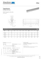 Shaft support rail units, thin series - Exxellin Linear GmbH & Co. KG ...