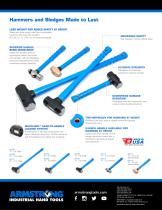 MAXXLock™ Hammers & Sledges - Armstrong Tools - PDF Catalogs ...
