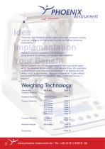Balances - Phoenix Instrument GmbH - PDF Catalogs | Technical ...