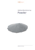 Additive Manufacturing Powder - VDM Metals - PDF Catalogs | Technical ...