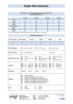 Depth filter elements - Voigt GmbH - PDF Catalogs | Technical ...