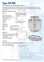 Sanitary Spring Check Valves - AERRE INOX Srl - PDF Catalogs ...