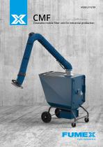 Mobile fume extractor - CMF - Fumex - industrial / cartridge / with ...