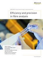 Automatic raw fiber extractor - FIBRETHERM - C. Gerhardt GmbH & Co. KG