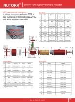 NSF Scotch Yoke Type Pneumatic Actuator - Nutork Corp. - PDF Catalogs ...