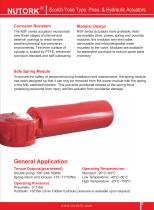 NSF Scotch Yoke Type Pneumatic Actuator - Nutork Corp. - PDF Catalogs ...