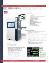 PDR-XR 2000/2300 - PDR - PDF Catalogs | Technical Documentation | Brochure