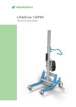 Electric lifting device - Lift&Drive 130PRX - Pronomic AB - platform ...