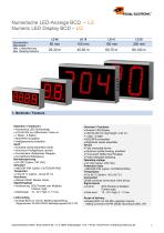 DISPLAY BCD - VISUAL ELECTRONIC GmbH - PDF Catalogs | Technical ...