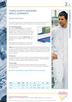 Cleanroom garments - Dastex - PDF Catalogs | Technical Documentation ...