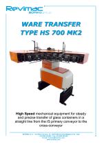 WARE TRANSFER TYPE HS 700 MK2 - Bottero - PDF Catalogs | Technical Documentation | Brochure