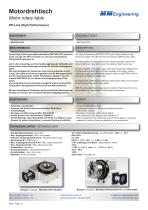 Motor rotary tables - MM Engineering GmbH - PDF Catalogs | Technical ...