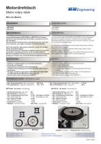 Motor rotary tables - MM Engineering GmbH - PDF Catalogs | Technical ...