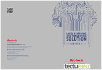 Horizontal finishing machine - BROTECH - TECTUPRINT