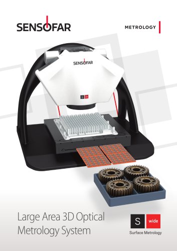 Leaflet S wide sensor - Sensofar Metrology - PDF Catalogs | Technical Documentation | Brochure