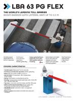 LBA 63 PG FLEX - La Barrière Automatique - PDF Catalogs | Technical Documentation | Brochure