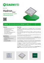 Hadron Mini Datasheet - CAEN RFID - PDF Catalogs | Technical ...
