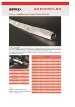 silicone coated aluminum fiberglass heat protective sleeve for wiring ...