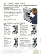 Hardness Testing (LM, LV, LR/LCR Series) - LECO - PDF Catalogs ...