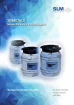 3D Metals - SLM solutions - PDF Catalogs | Technical Documentation ...
