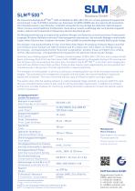 SLM_500 - SLM solutions - PDF Catalogs | Technical Documentation | Brochure