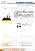 F8234 ZigBee+CDMA WIFI ROUTER SPECIFICATION - Xiamen Four-Faith ...