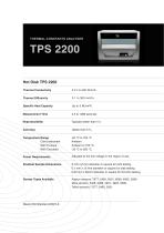 TPS 2200 - Hot Disk - PDF Catalogs | Technical Documentation | Brochure