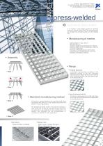 Press-welded gratings - JK TECHNIC - PDF Catalogs | Technical Documentation | Brochure